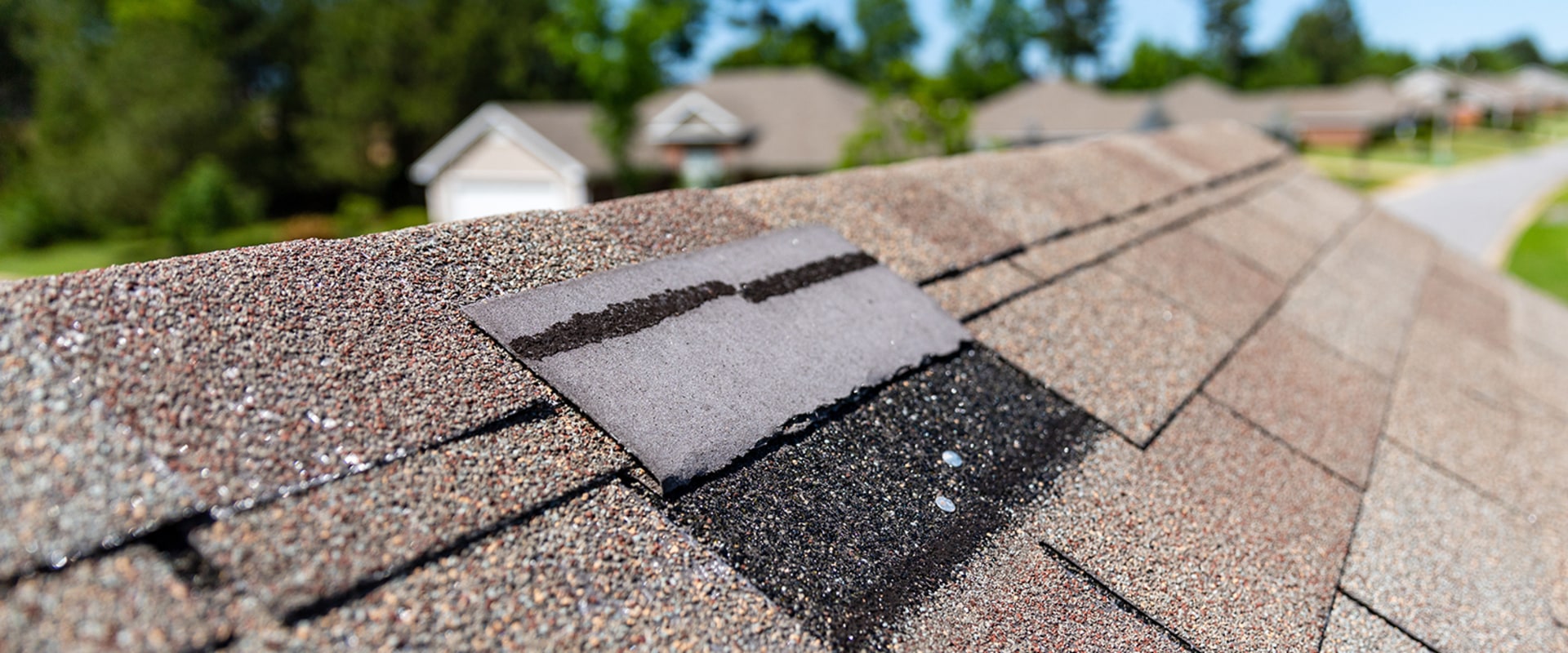 How do you replace a missing shingle?